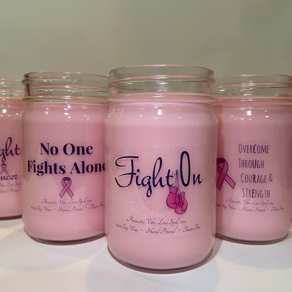 Aromatic Vibes | Accents | Breast Cancer Awareness Candles | Poshmark